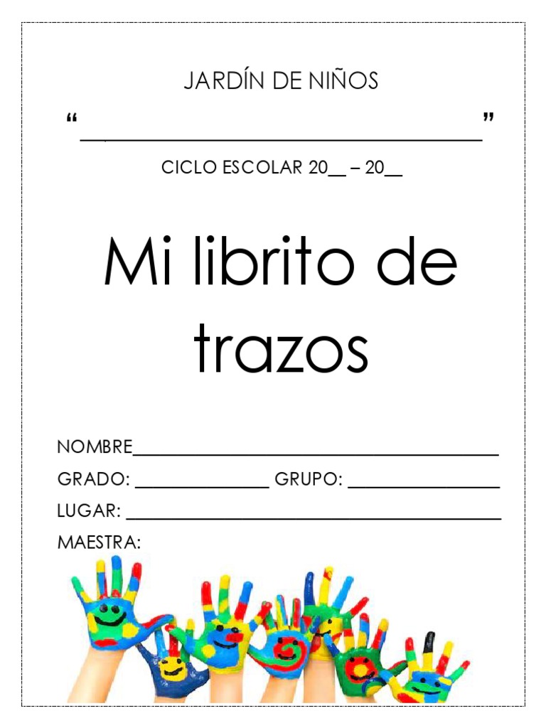 Mi Librito de Trazos Preescolar | PDF