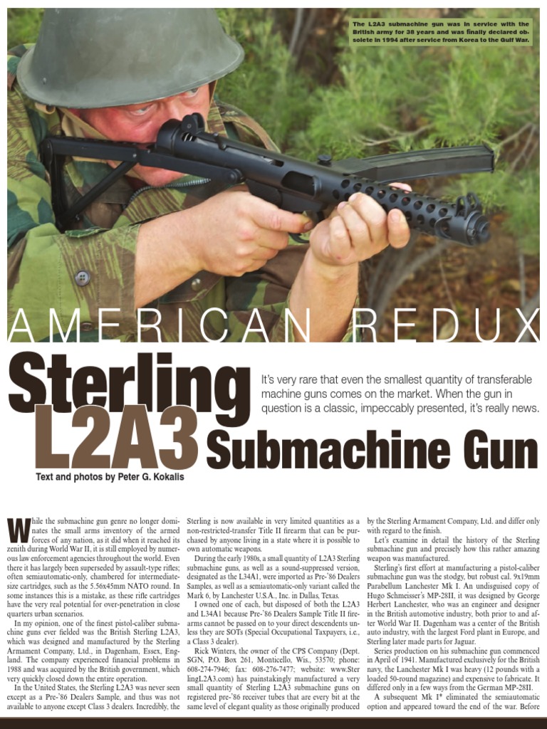 L2A3 Sterling | PDF | Equipment | Hazards