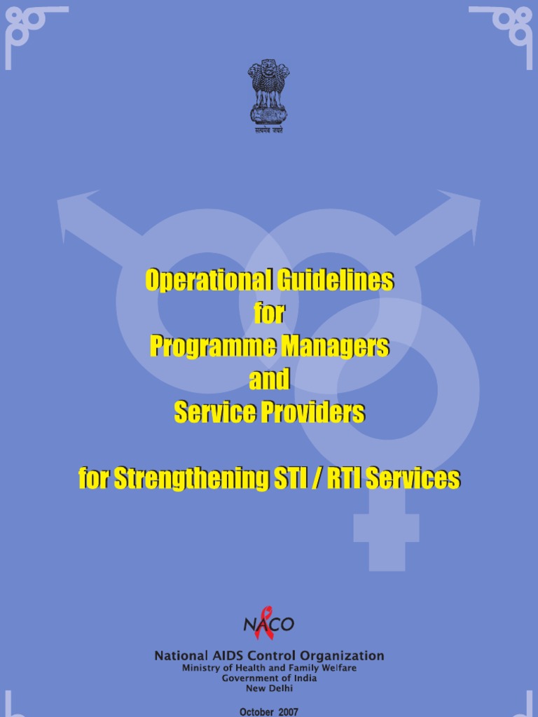21 - Operational Guidelines STI RTI | PDF | Sexually Transmitted Infection | Preventive Healthcare