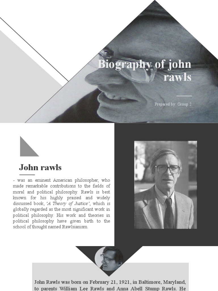 Biography of John Rawls | PDF | John Rawls | Applied Ethics