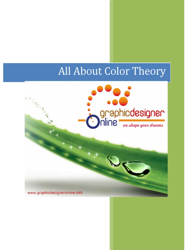 All About Color Theory | PDF | Color | Imaging