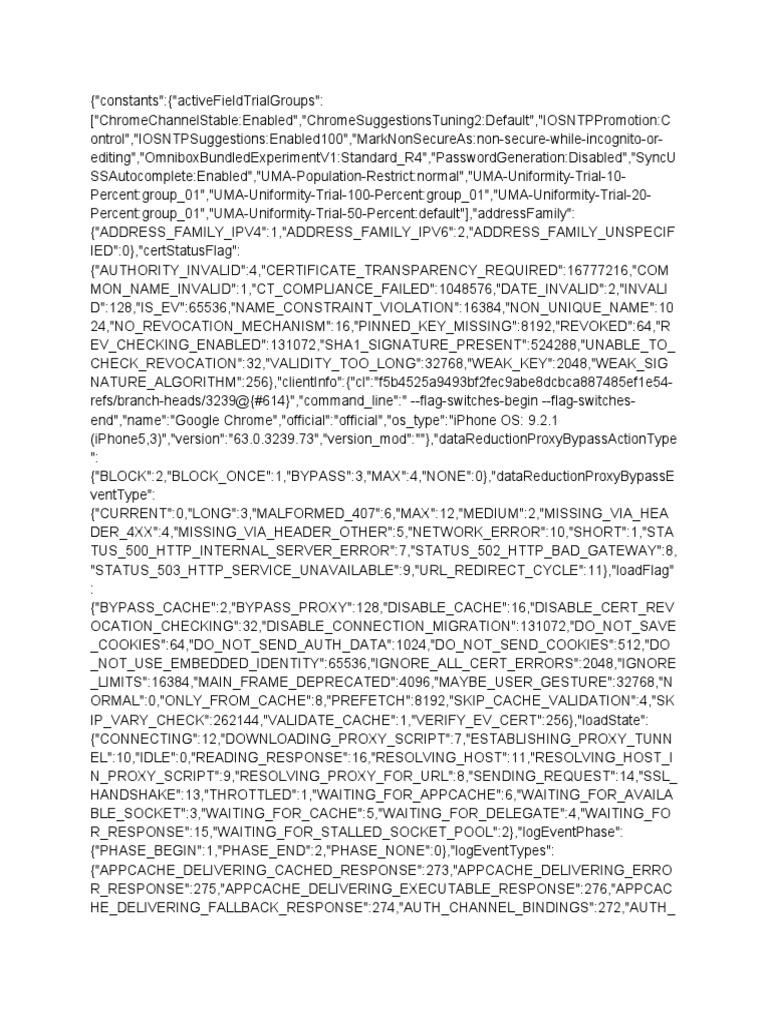Chrome Net Export Log - Json | PDF | Safari (Web Browser) | Software