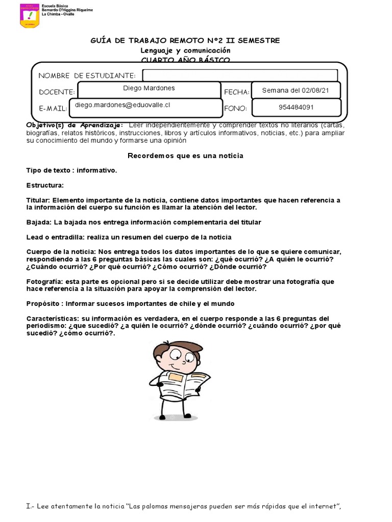 Guia 2 II Semestre Leng 4 | PDF | Internet