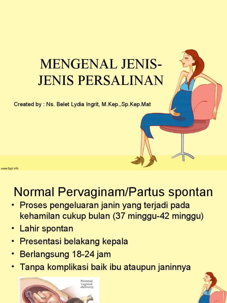 MENGENAL JENIS-JENIS PERSALINAN | PDF