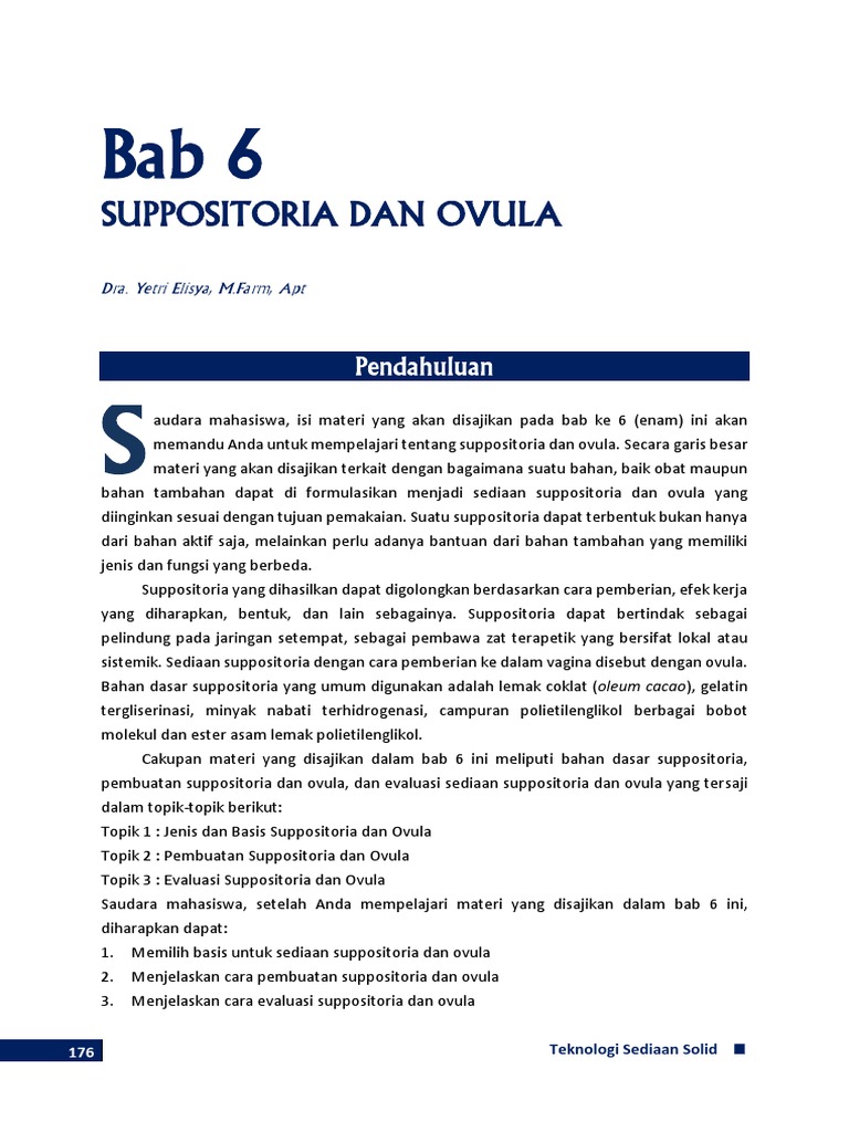 TS Solid Suppos Dan Ovula | PDF