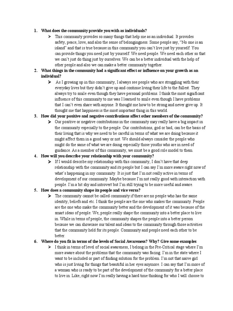 Activity 2 NSTP | PDF | Community | Communication