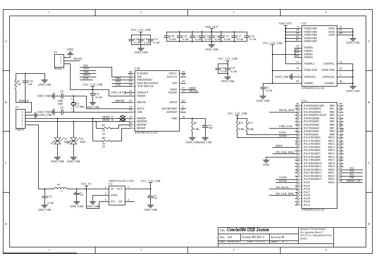 Amanero USB Circuit Schematic | PDF
