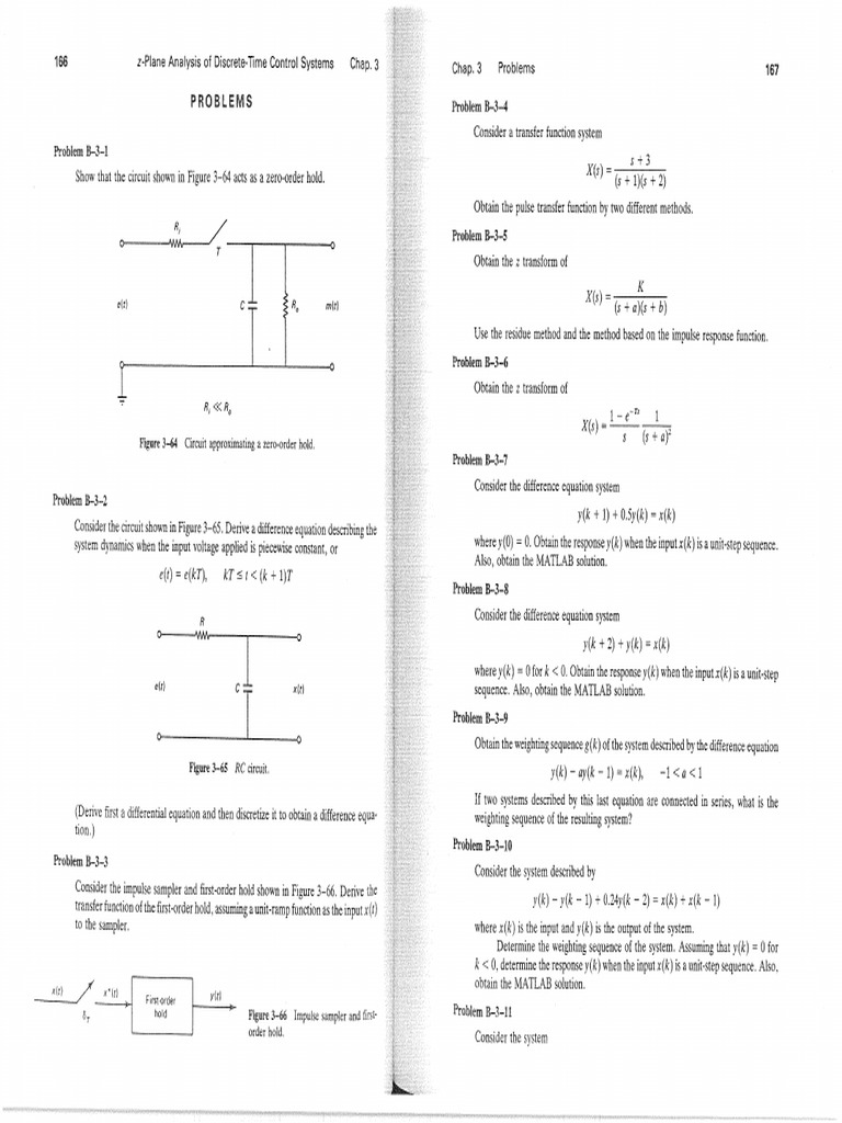 CH3 Problems Ogata | PDF