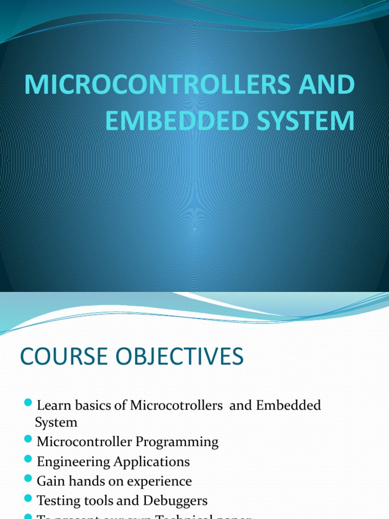 Micro Controllers and Embedded System | PDF | Business | Microcontroller