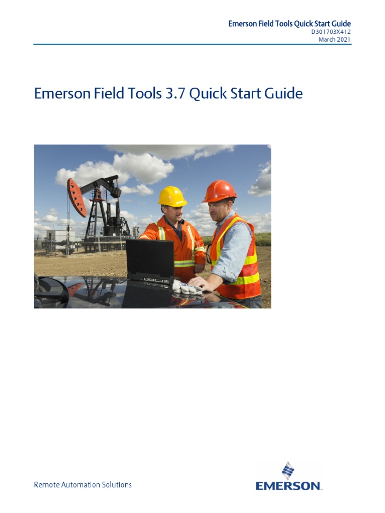 Emerson Field Tools Quick Start Guide | PDF | Installation (Computer ...