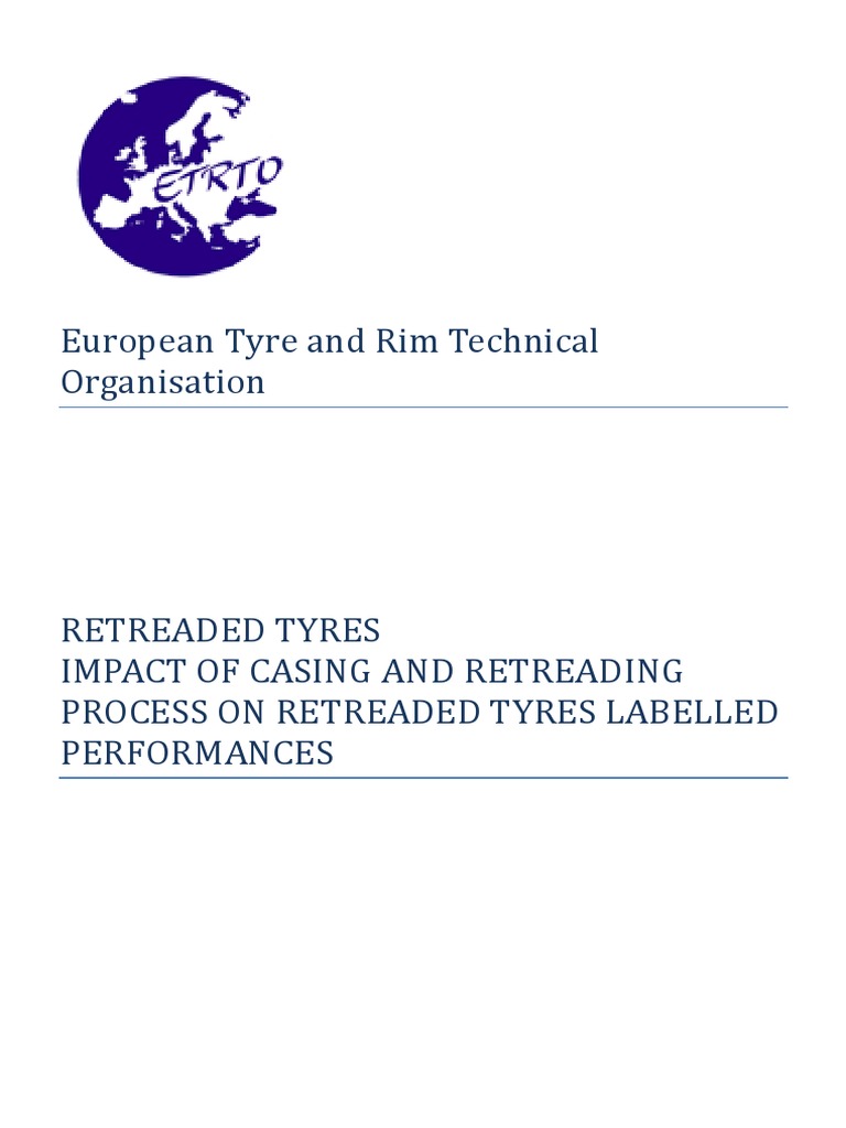European Tyre and Rim Technical Organisation | PDF | Tire