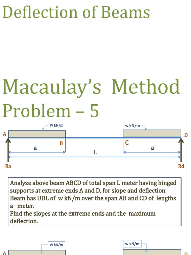 Macaulays Method 5 | PDF | Equations | Mathematics