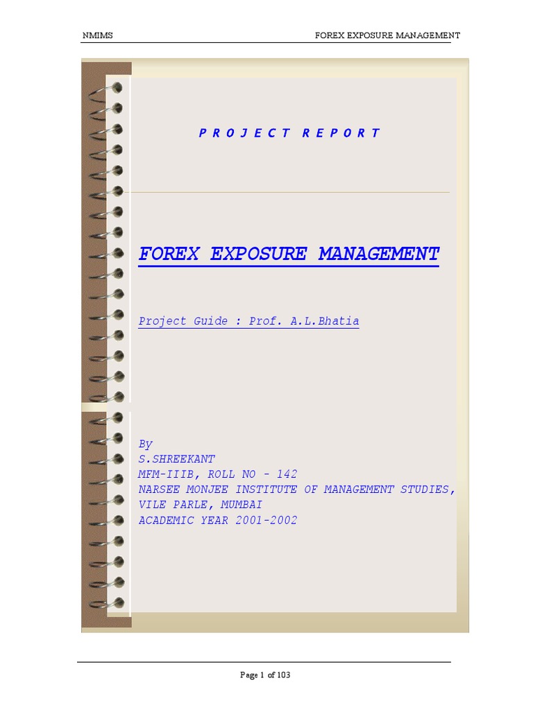 Forex Exposure Management | PDF | Foreign Exchange Market | Exchange Rate
