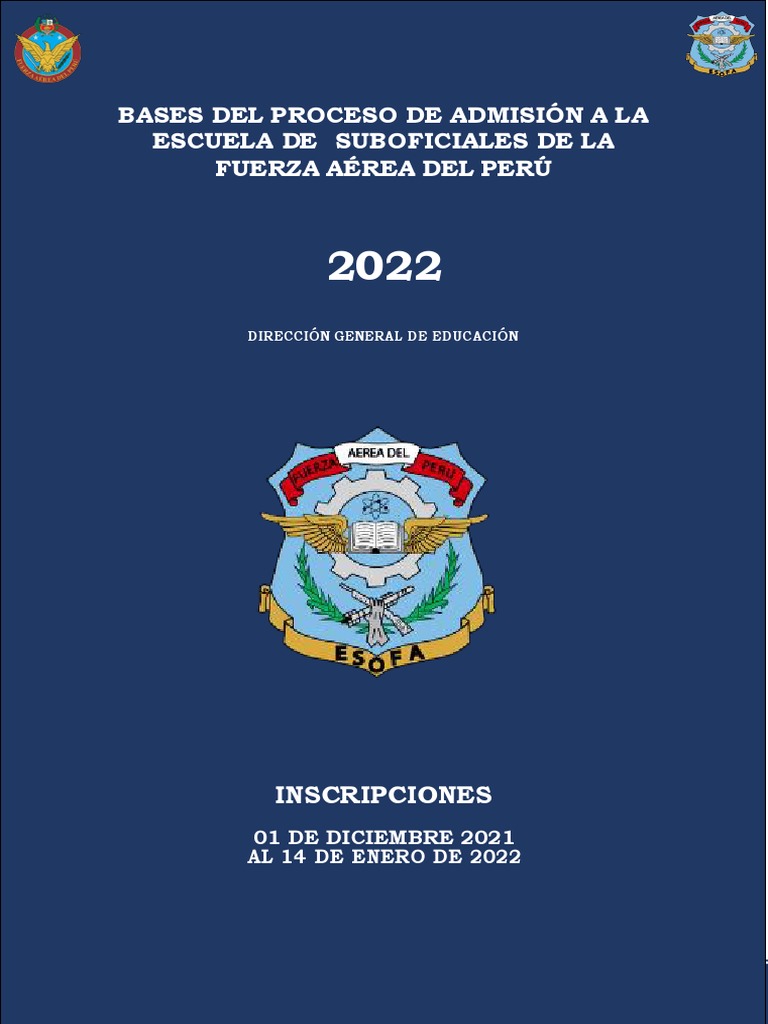 Bases Proceso Esofa | PDF | Prueba (evaluación) | Perú