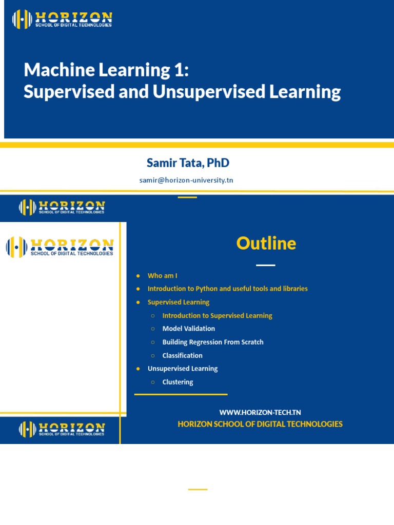 Unsupervised Learning | PDF | Regression Analysis | Linear Regression