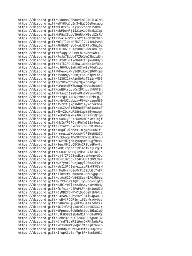 Unchecked Nitro Codes | PDF