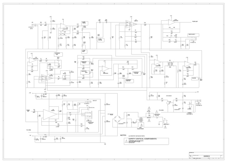 Marshall G30R CD Amp Circuit Diagram | PDF