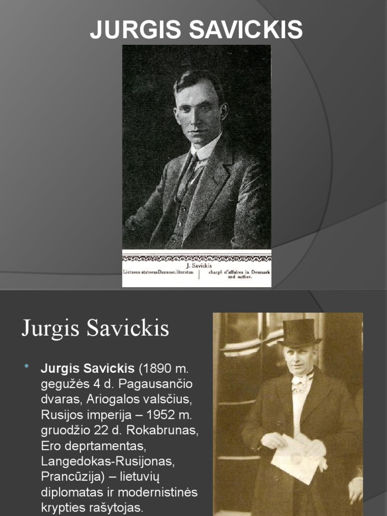 Jurgis Savickis | PDF