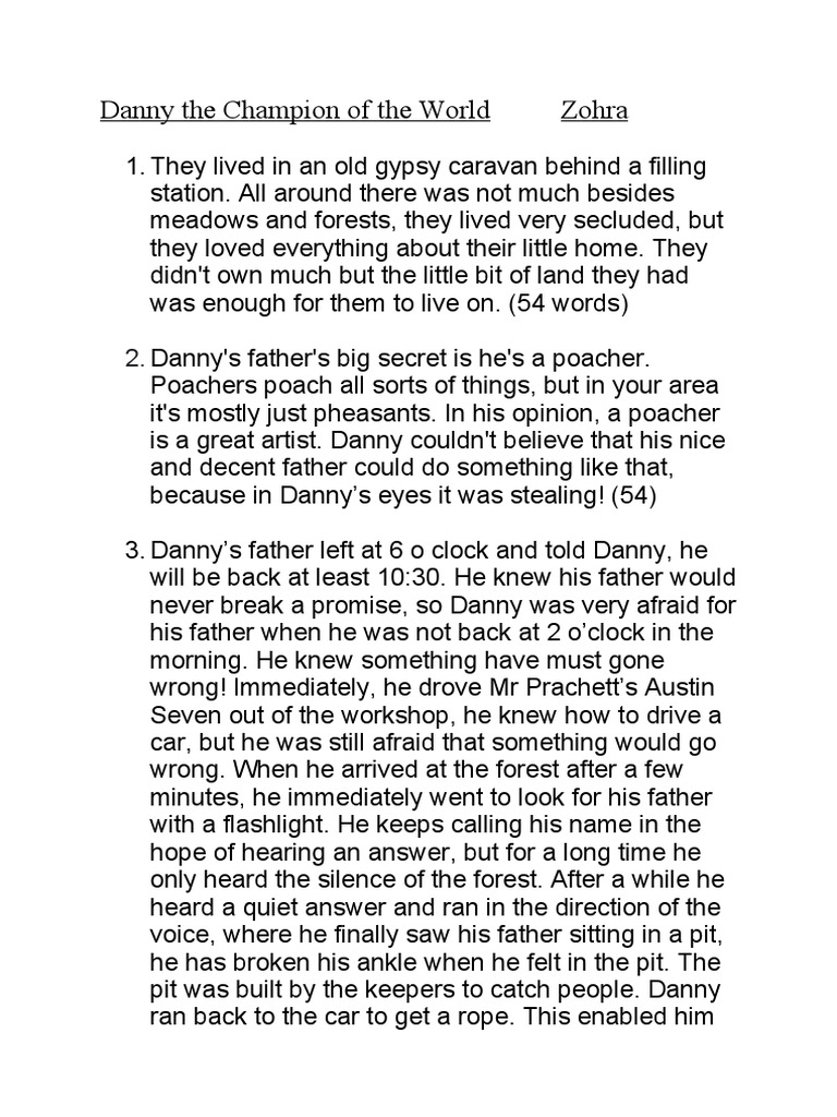 Danny The Champion of The World | PDF