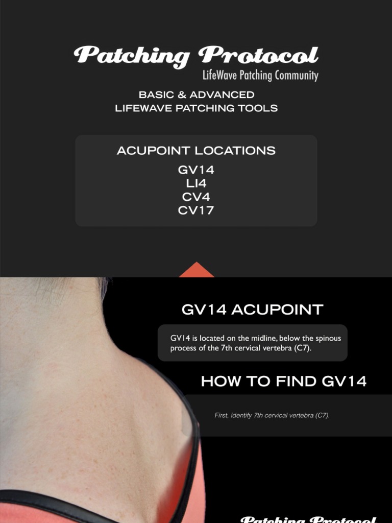 Lifewave Patches Acupoint Locations Booklet 01 | PDF