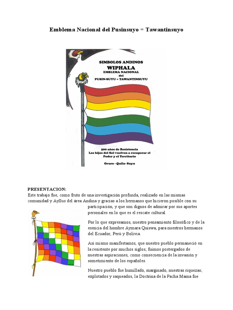 Wiphala | PDF | Imperio Inca