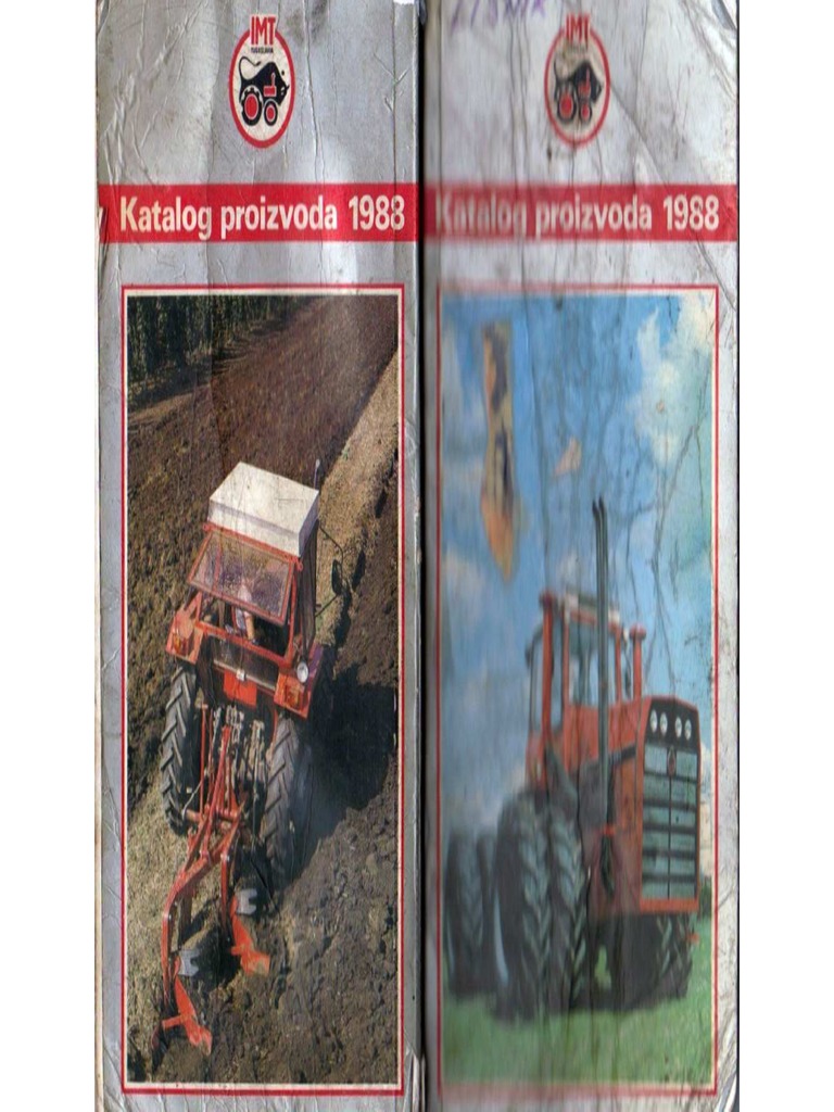 IMT 1988 Katalog Traktora | PDF