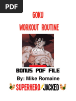 Katsuki Bakugo Workout PDF | PDF | Strength Training | Physical Fitness