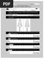 Orebro Musculoskeletal Pain Questionnaire-short-Form | PDF | Diseases ...