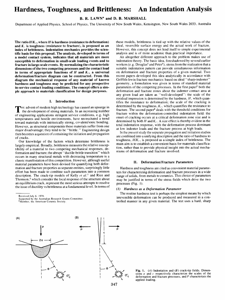 Material Brittleness Index | PDF | Fracture Mechanics | Fracture