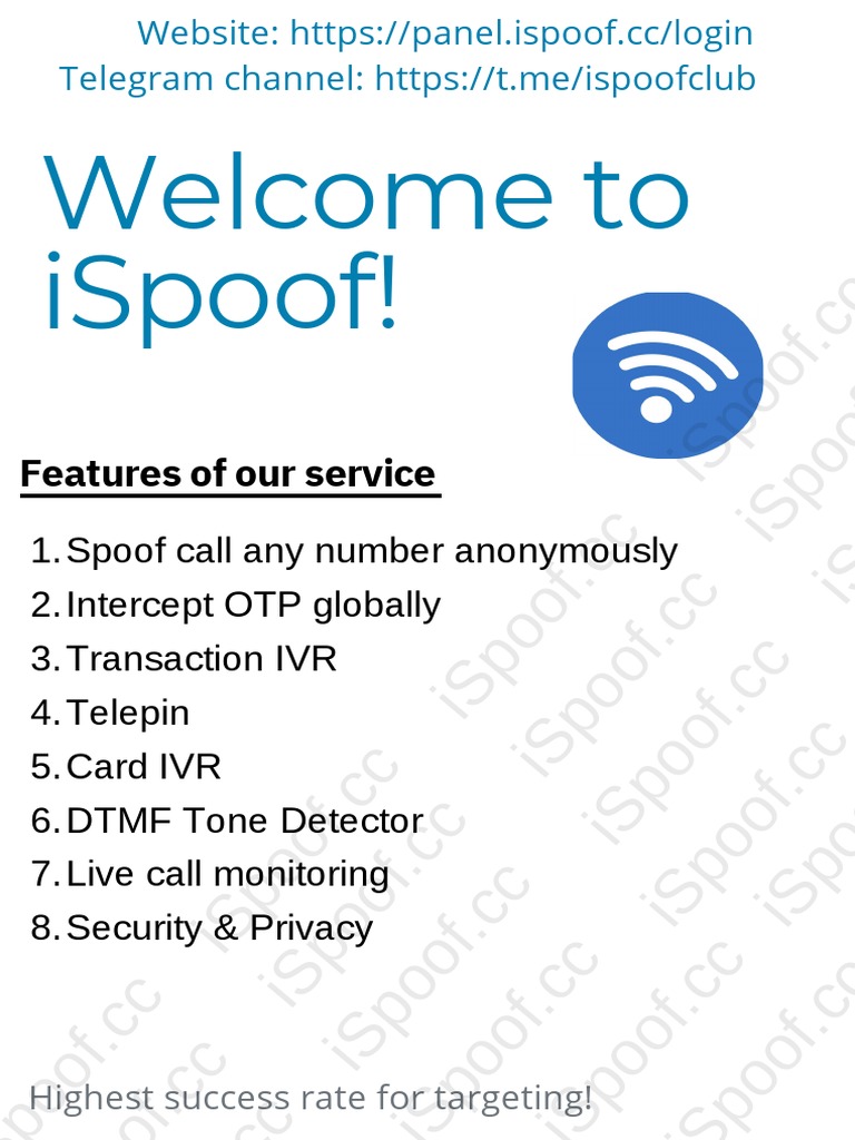 Ispoof Spoof Calling Platform | PDF | Cyberspace | Digital Rights