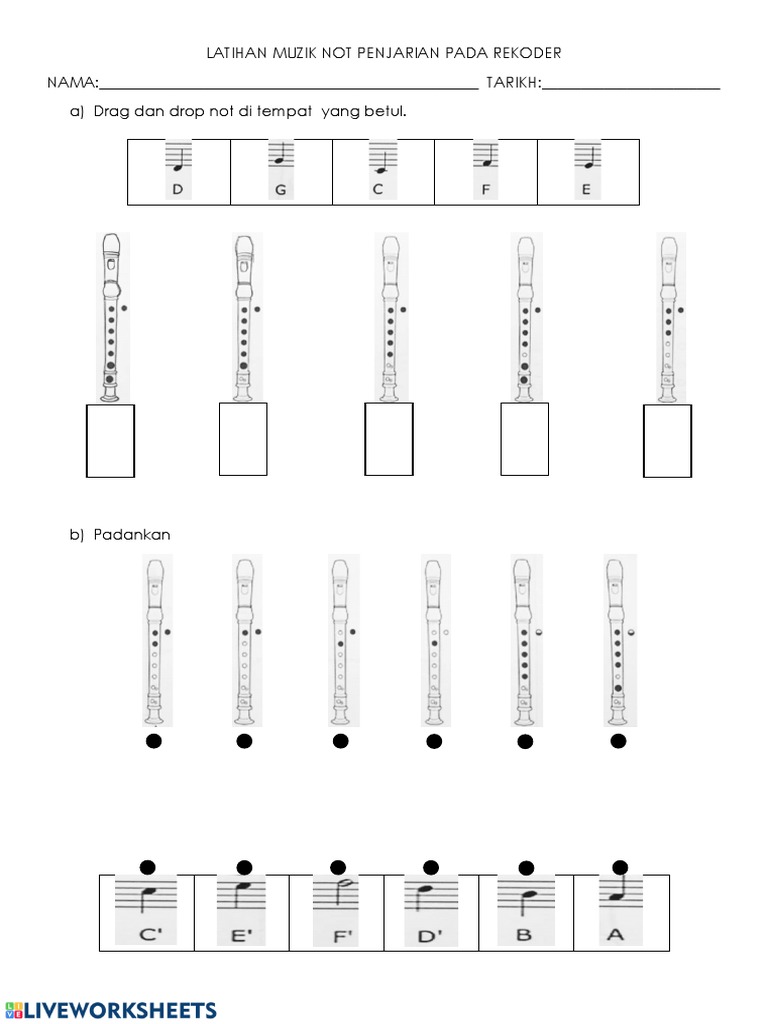 Latihan Muzik Dasar: Mengenalpasti Not Muzik dan Mengikuti Pola Ritmik ...