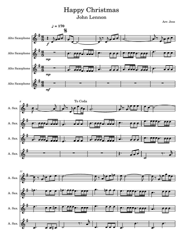 Happy Christmas: John Lennon | PDF | Music Production | Music Technology