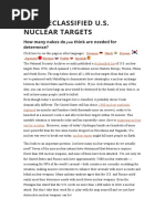 Target System Analysis and HPT List | PDF | Missile | Military Technology