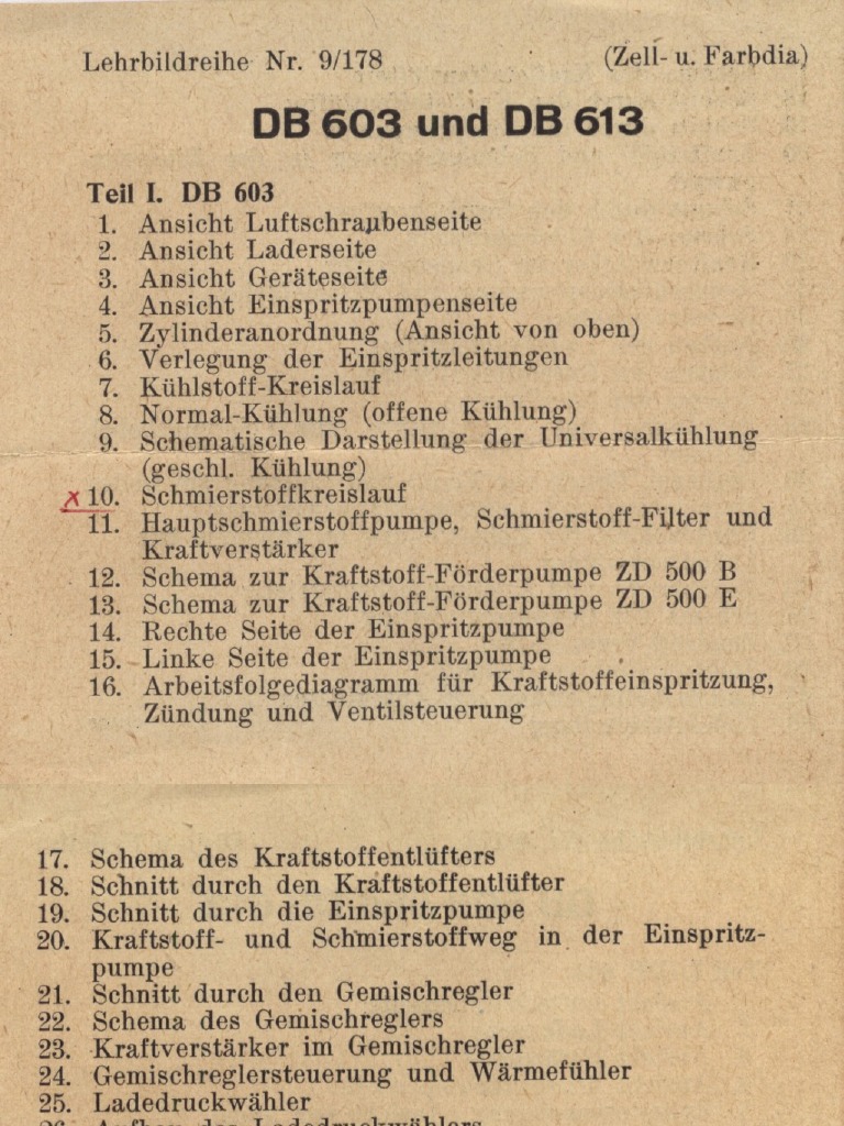Lehrbildreihe DB 603 613 | PDF