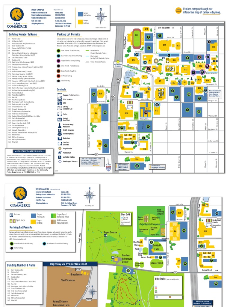 Campus Map | PDF | Concealed Carry In The United States