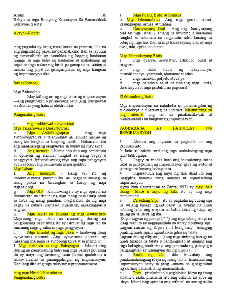 Aksyon Riserts | PDF