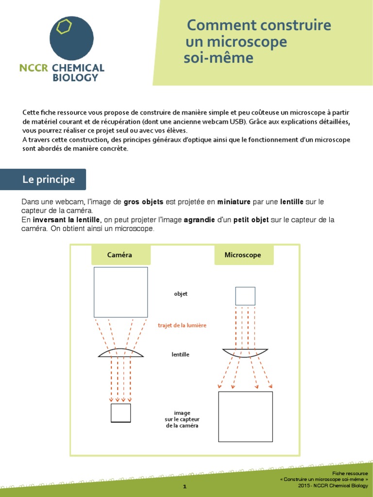 Diy Microscope | PDF | USB | Optique