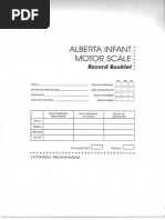 TIMP Test for Infant Motor Performance | PDF | Anatomical Terms Of ...