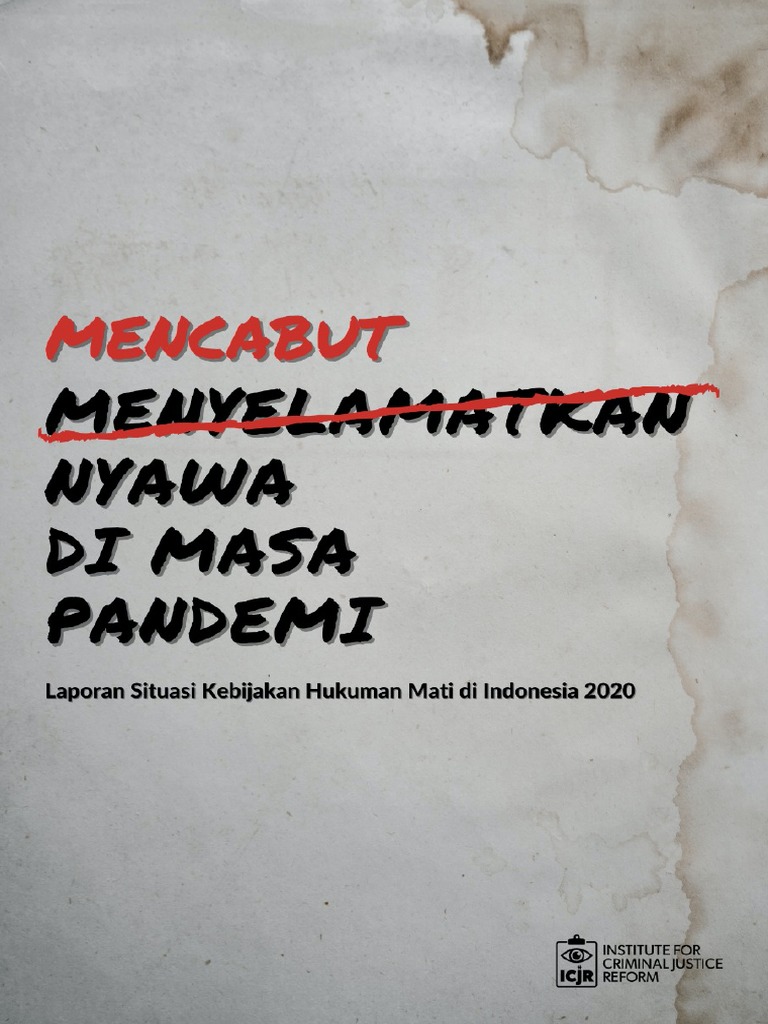 Final Laporan Pidana Mati 2020 ICJR | PDF | Politik | Hukum