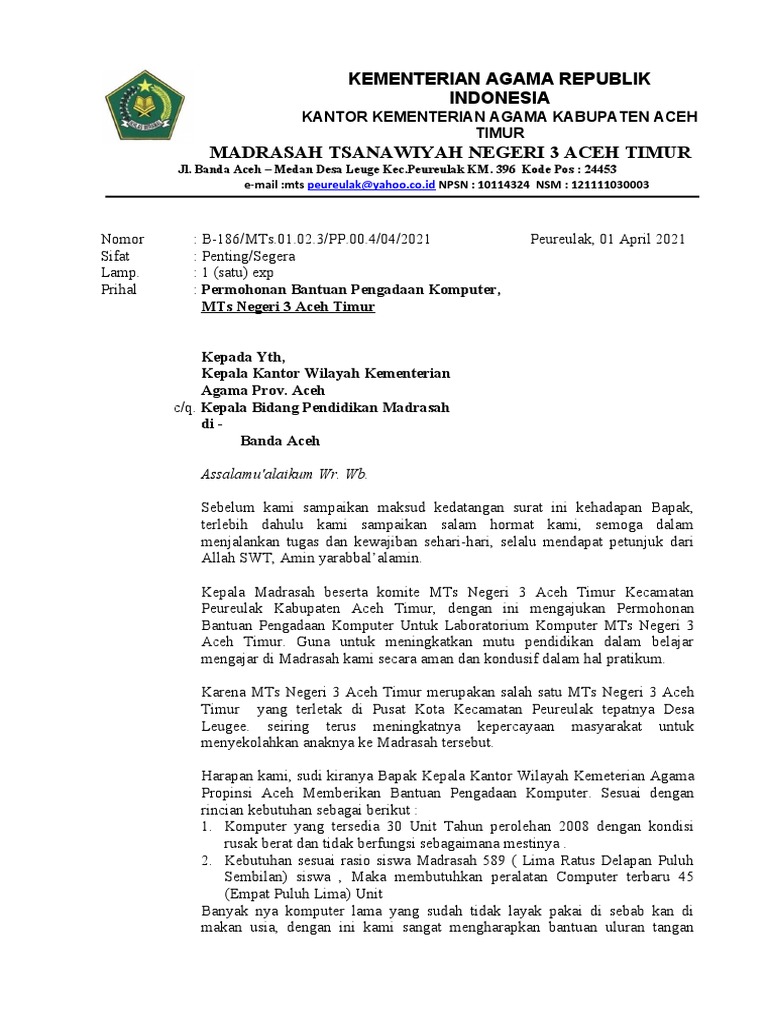 Proposal RKB Final Komputer | PDF