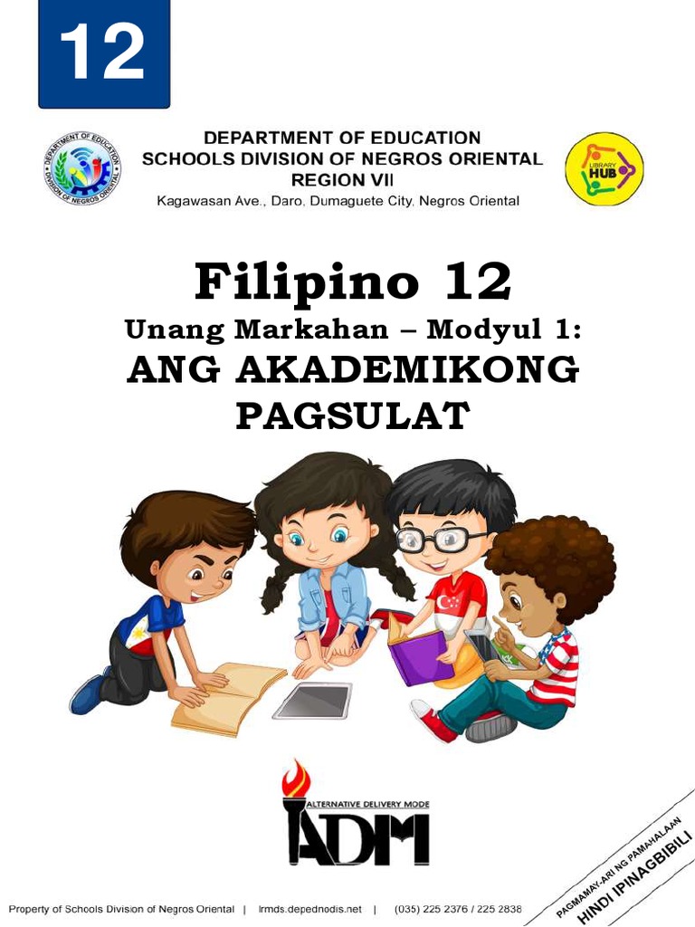 FIL12 LA Q1 WK 1 For Student | PDF