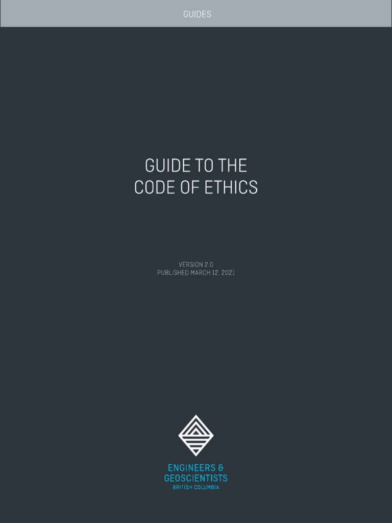 EGBC Guide To The Code of Ethics V2 0 | Download Free PDF | Safety ...