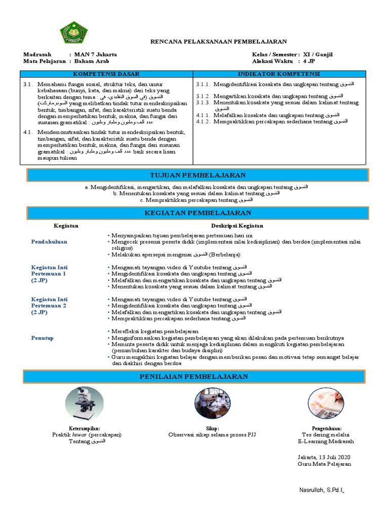 Format RPP KD-1 | PDF