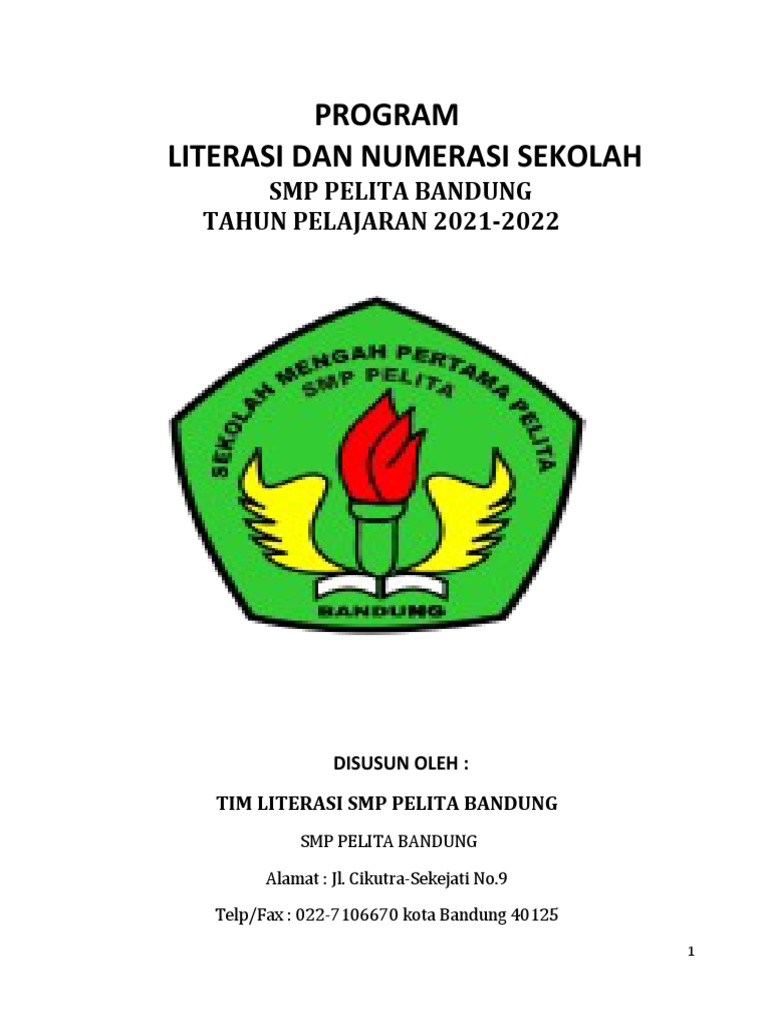 Program Literasi Numerasi Sekolah | PDF