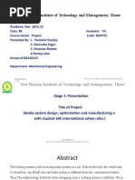 Formula Student Car Braking System Analysis | PDF | Brake | Mechanical ...