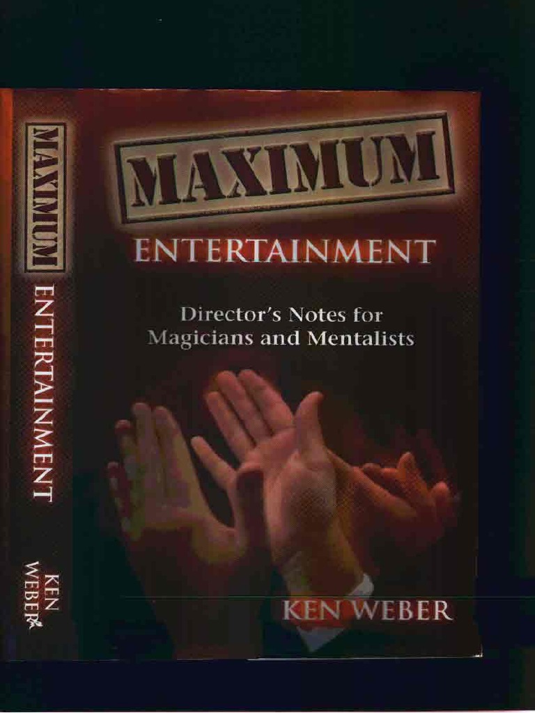 Maximum Entertainment | PDF