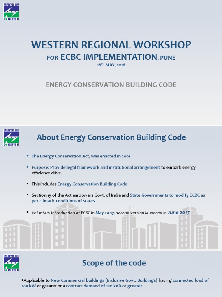 Overview of ECBC and Model Rules in India Saurrabh Diddi | PDF ...