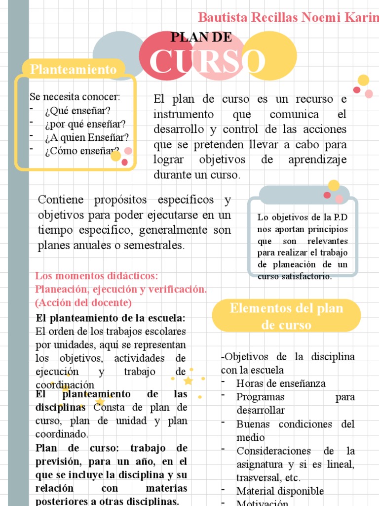 Plan de Curso | PDF | Plan de estudios | Evaluación