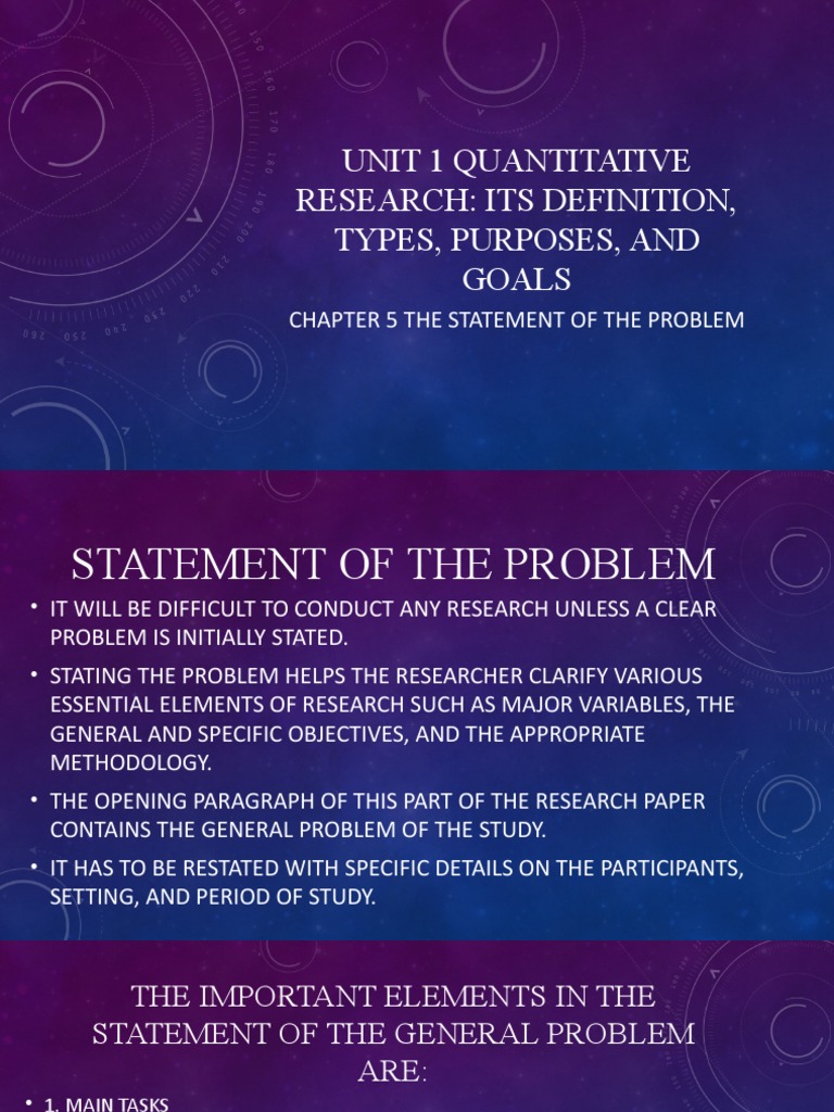 Unit 1 Quantitative Research Chapter 5 | PDF | Quantitative Research ...
