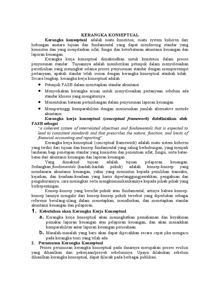 Conceptual Framework Word | PDF